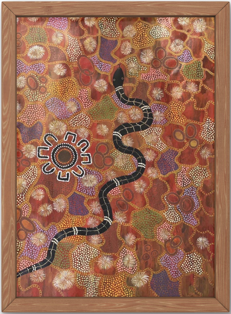 Apma Dreaming Black Snake – The Indigenous Storyteller